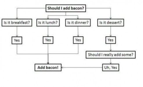 Bacon Flow Chart or Decision Tree? | Baconcoma.com